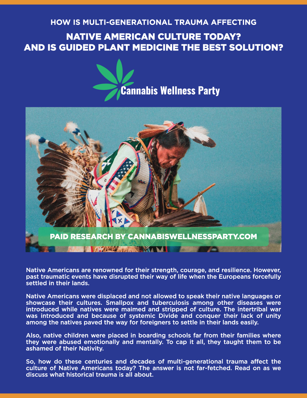 How is Multi-Generational Trauma Affecting Native American Culture ...